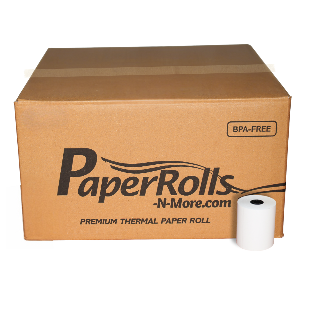 2 1/4" x 85' Thermal Receipt Paper Rolls BPA Free, 50/Box | #AT21485 ...