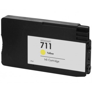 HP 711 - Ink Cartridge - Yellow 80ml (CZ132A) - Remanufactured | # ...