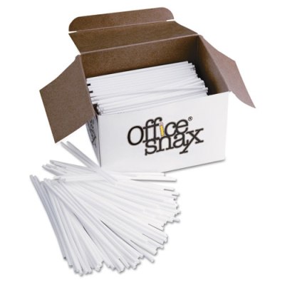 Plastic Stir Sticks, 5", Plastic, White, 1000/Box | #OPSSW51000 ...