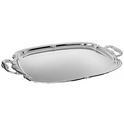 Decorative Trays Home Décor Chrome Engraved Tray Home & Living etna.com.pe